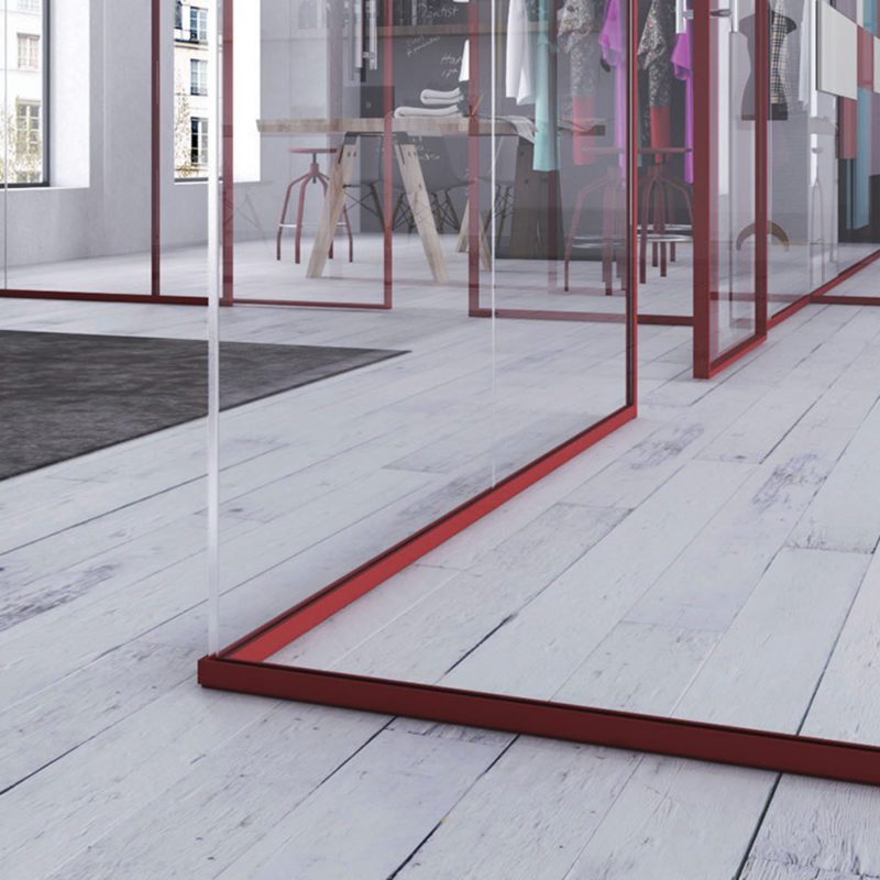 Monolithic partition wall- Slim | Line Office